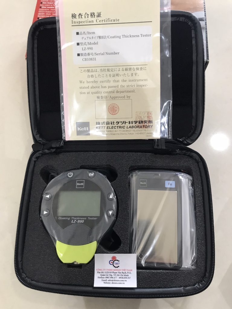 Máy đo độ dày lớp phủ KETT LZ-990 - Made in Japan - CÔNG TY TNHH THƯƠNG MẠI DỊCH VỤ KỸ THUẬT ...